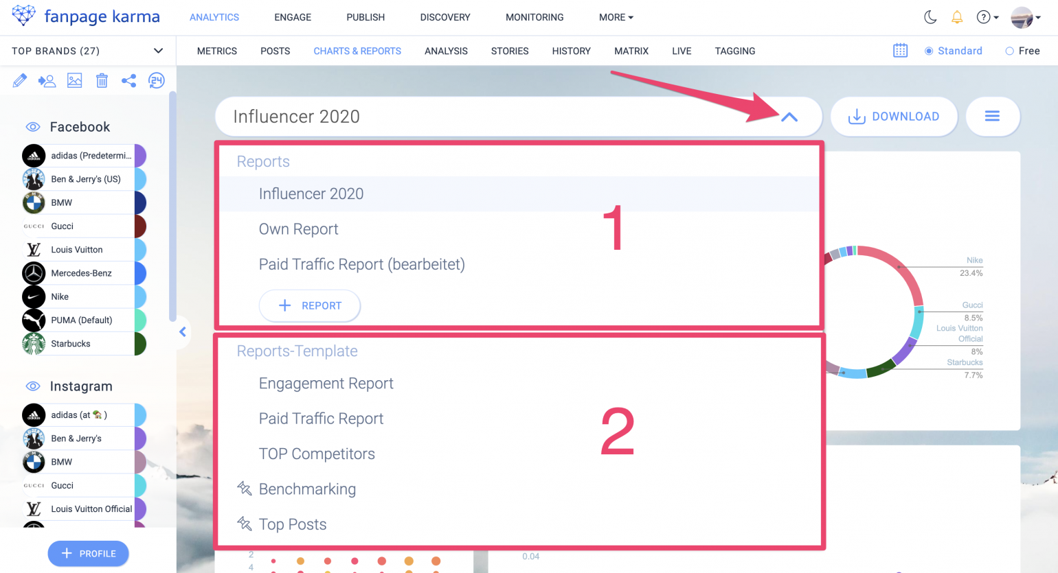 How to Create Social Media Report Templates – Fanpage Karma Blog