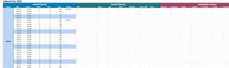 Content Checklist - How to Plan Content Efficiently – Fanpage Karma Blog